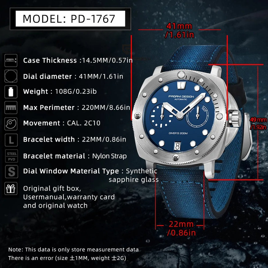 Automatic Watches – Pagani Design watches