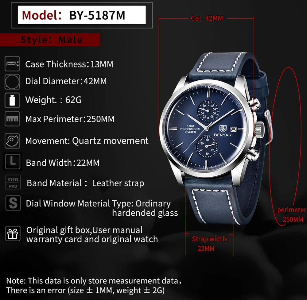 Benyar Insider Chrono – Pagani Design watches